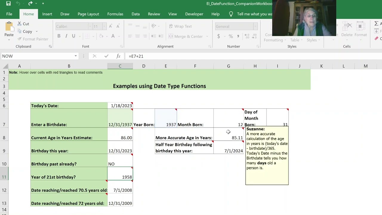 Excel Intuition - Date Functions