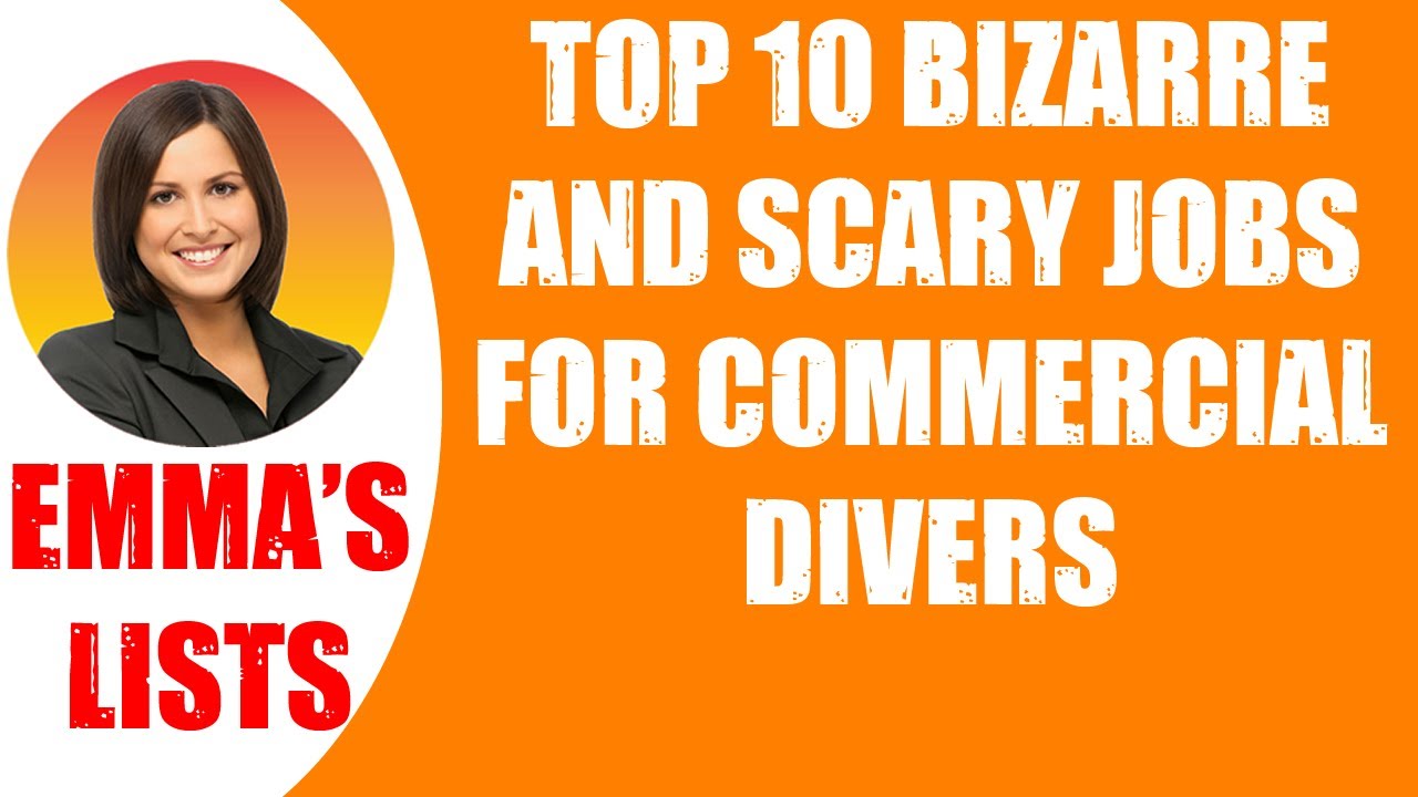 🛑TOP 10 BIZARRE AND SCARY JOBS FOR COMMERCIAL DIVERS  👉 Perfect List