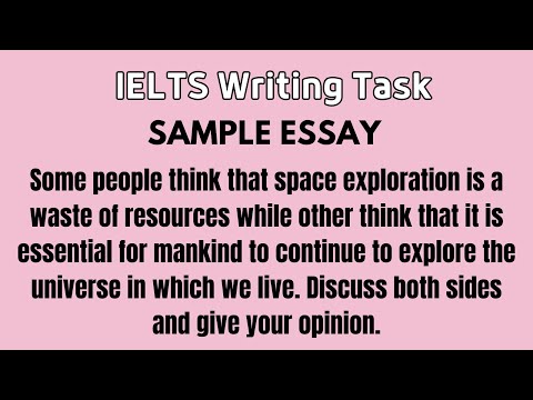 ✍️ IELTS Writing Task🔊 Assessing the Value of Space Exploration #essay #ielts #ieltswriting
