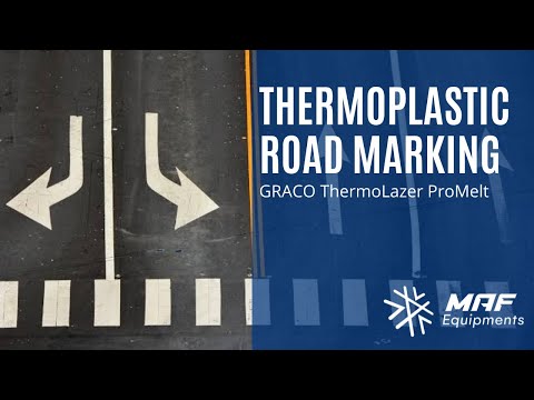 Graco ThermoLazer Promelt Thermoplastic Road Marking Machine