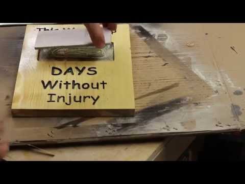 Workshop Safety Sign