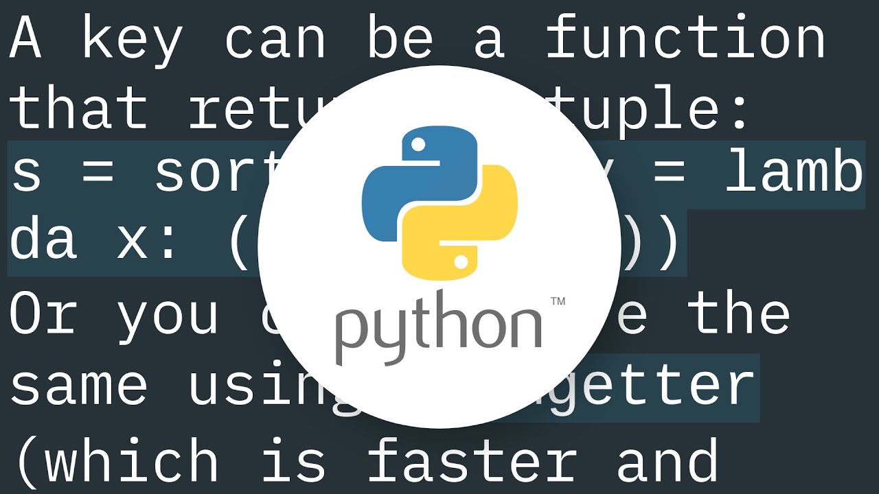 Sort a list by multiple attributes?