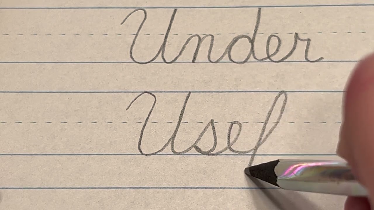 How to connect cursive capital 