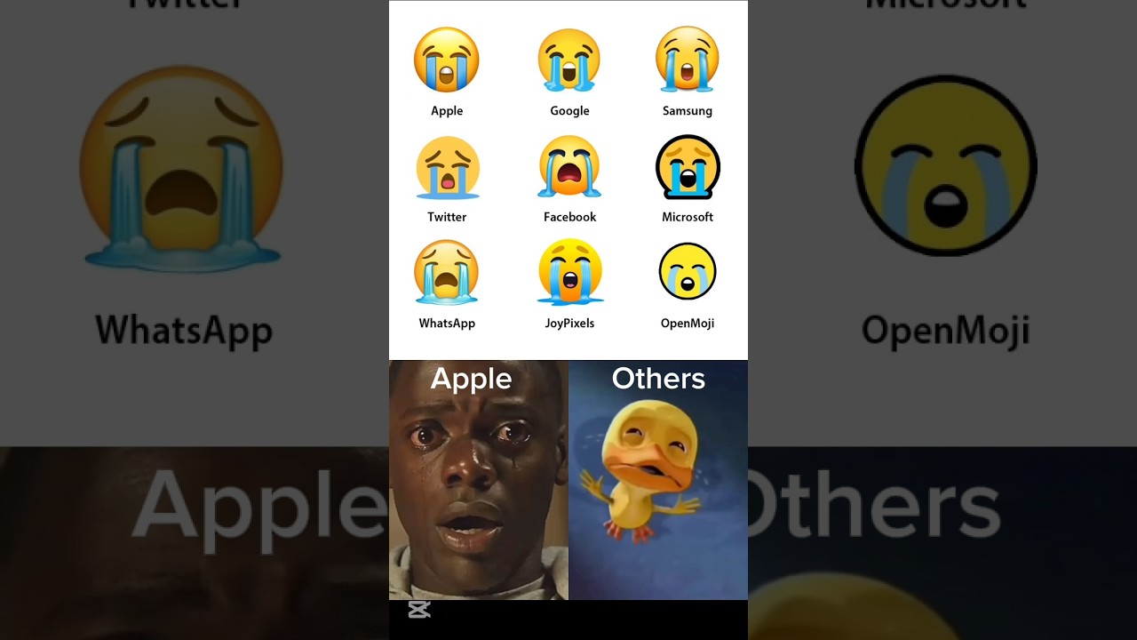 MIND-BLOWING Differences in Crying Emojis Across Apple Google Samsung