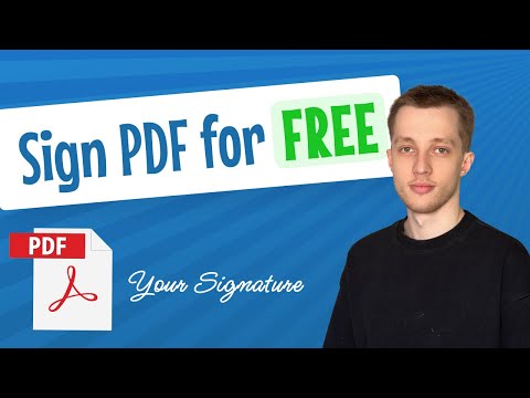 FREE e-Sign PDF | How to Electronically Sign PDF for free