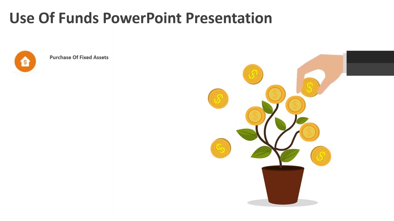 Use Of Funds PowerPoint Presentation | Kridha Graphics
