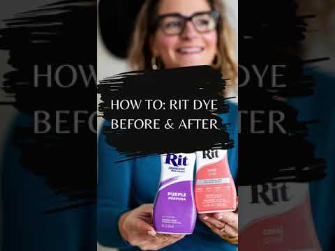 How to RIT dye washer / RIT dye before and after