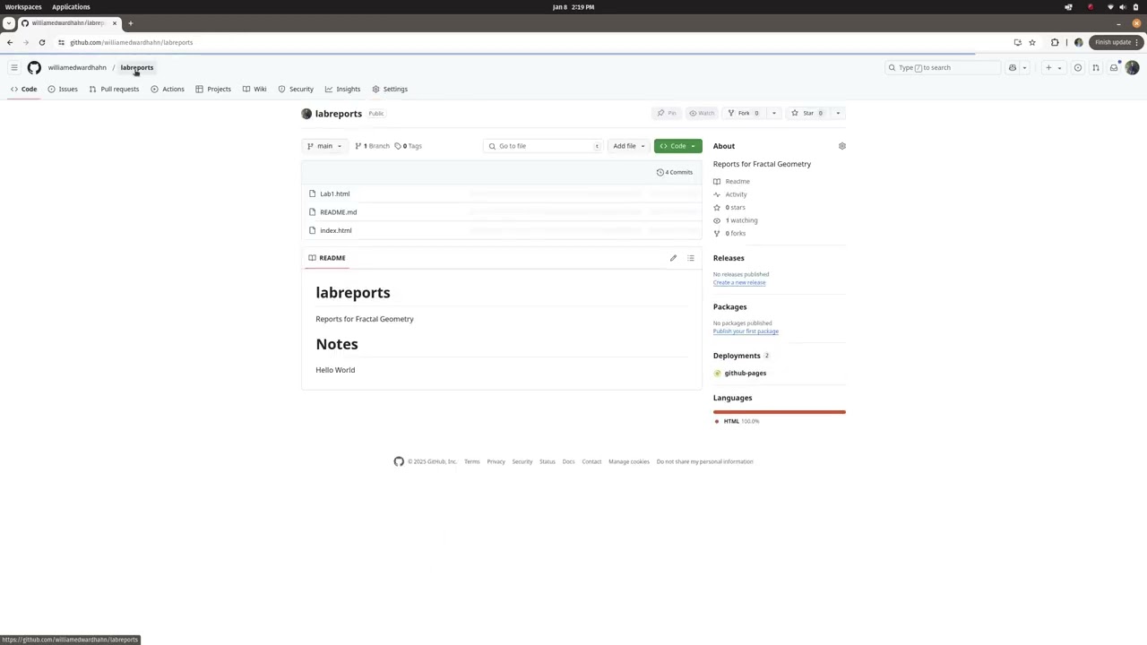 How to Setup Lab Report on Github Pages