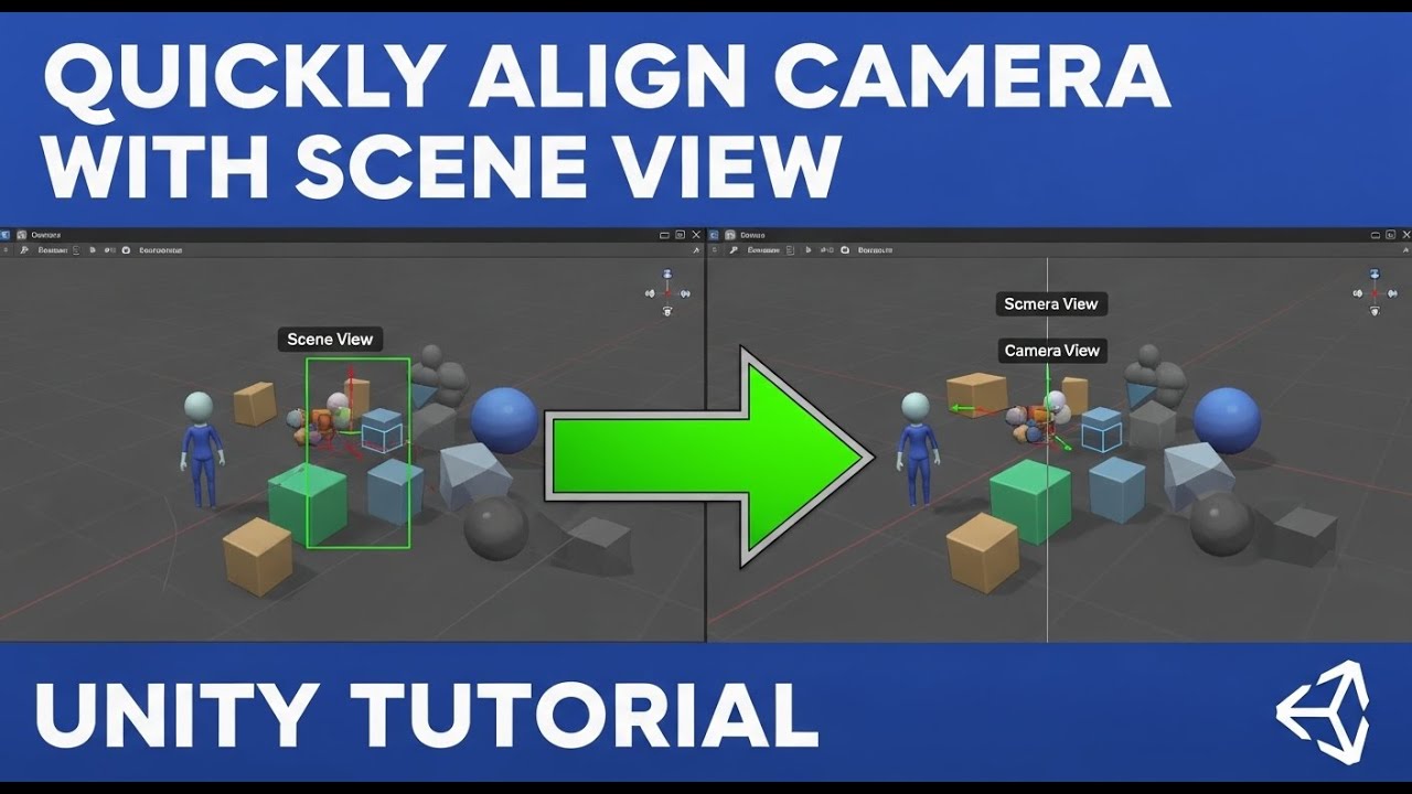 Quickly Align Camera with Scene View in Unity