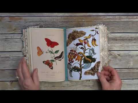 GDT for Arty Maze vintage 'winged' journal