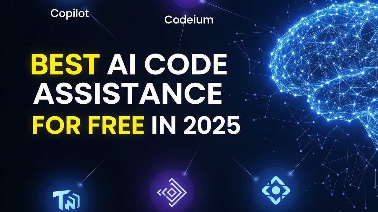 Best FREE AI Code Assistants in 2025 (Copilot, Codeium & More!)