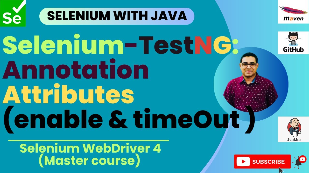 Session 50: Selenium -TestNG | How 'enable' & 'timeOut' Annotation Attributes works in TestNG?🔍