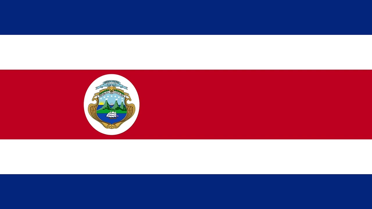 Costa Rica Flag and Anthem