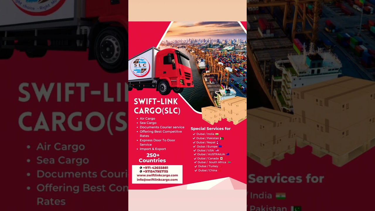India Cargo, Nepal Cargo, Pakistan Cargo with SLC #swiftlinkcargo #cargo #couriercompany #airfreight