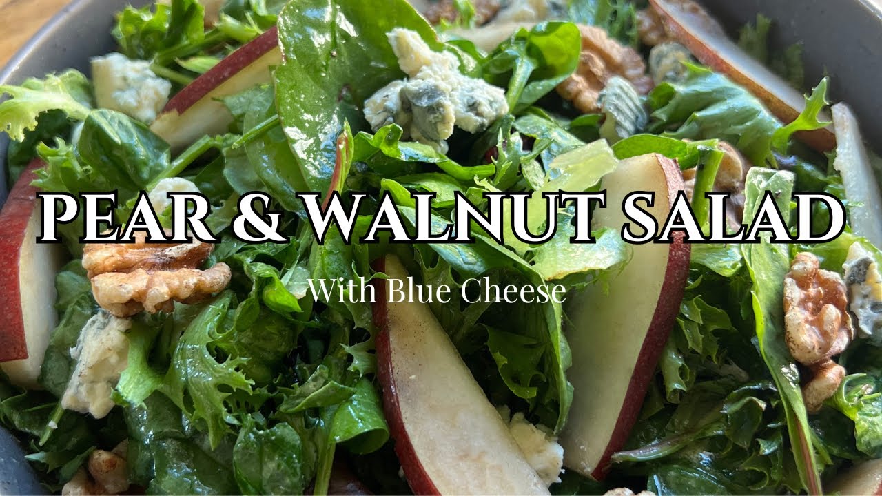 Try This Pear & Walnut Salad with Blue Cheese..