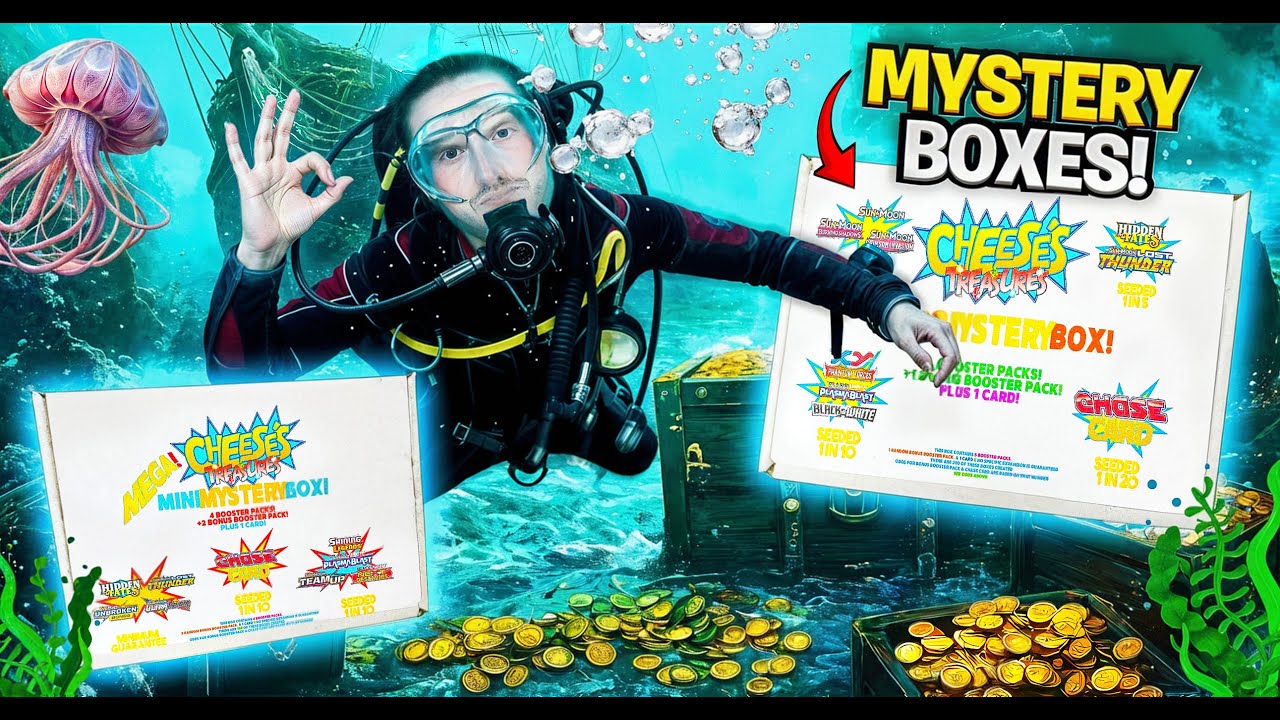 I Opened NEW Cheese's Treasures Pokemon Mystery Boxes (WAVE 4 and 12)