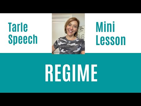 How to Pronounce REGIME -Â Quick English Pronunciation Mini Lesson