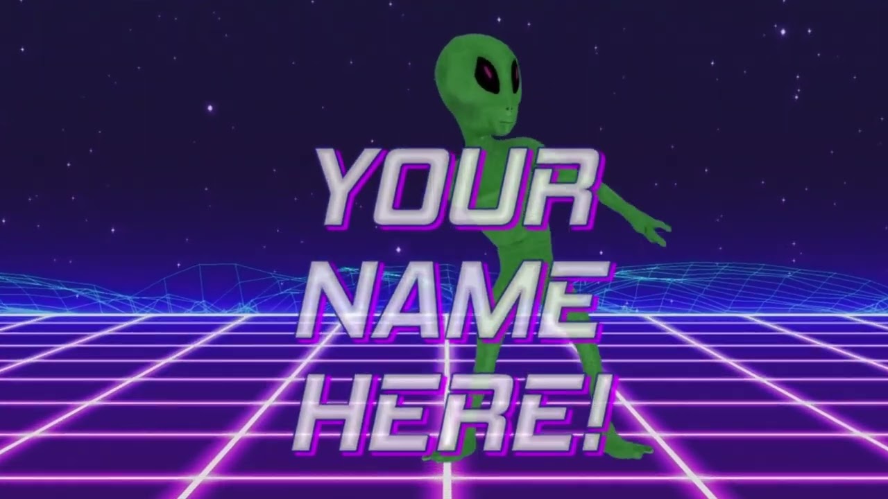HAPPY BIRTHDAY! - ALIEN REMIX - Custom Template
