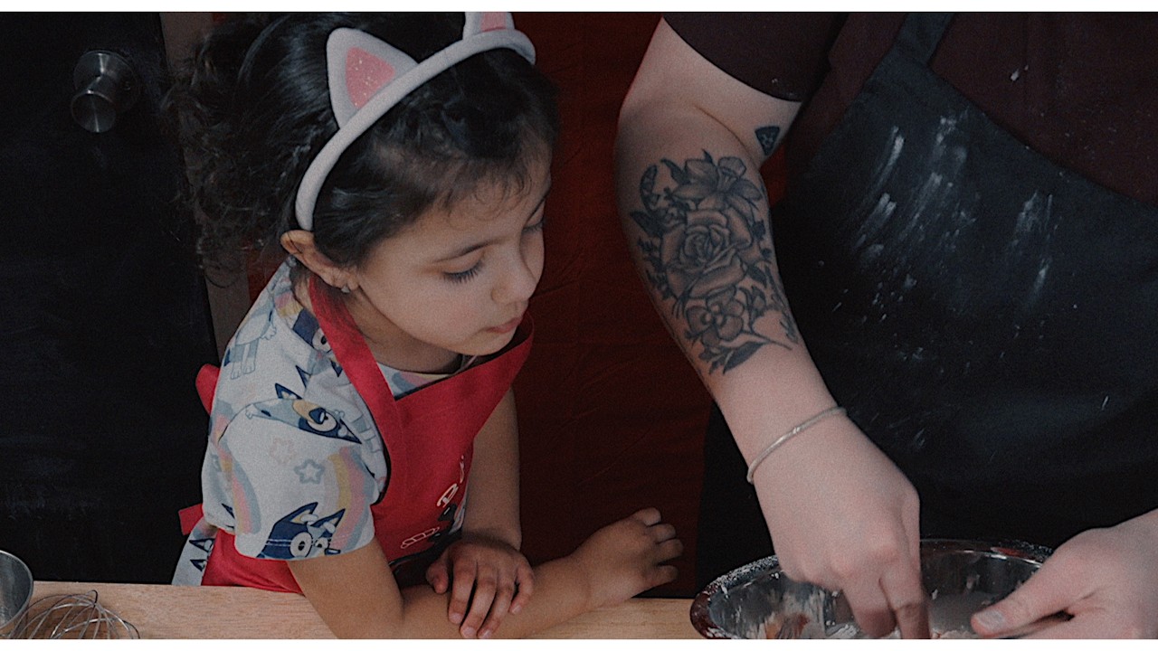 Baking Together 🍓