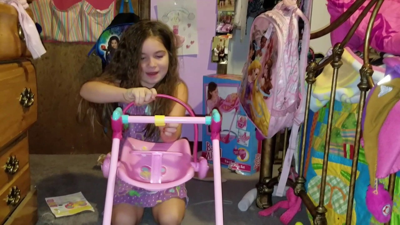 Baby alive high chair/swing -part 2