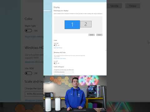 Windows 10: Easy Monitor Resolution Change! #shorts