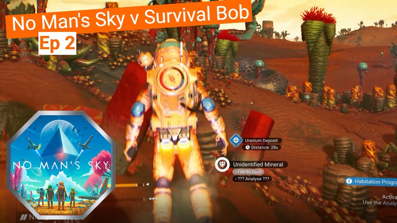 No Man's Sky Let's Play Ep 2: Setting up a Starter Base