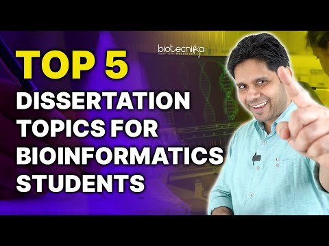 Top 5 Project / Dissertation Topics For Bioinformatics Students #bioinformatics #project