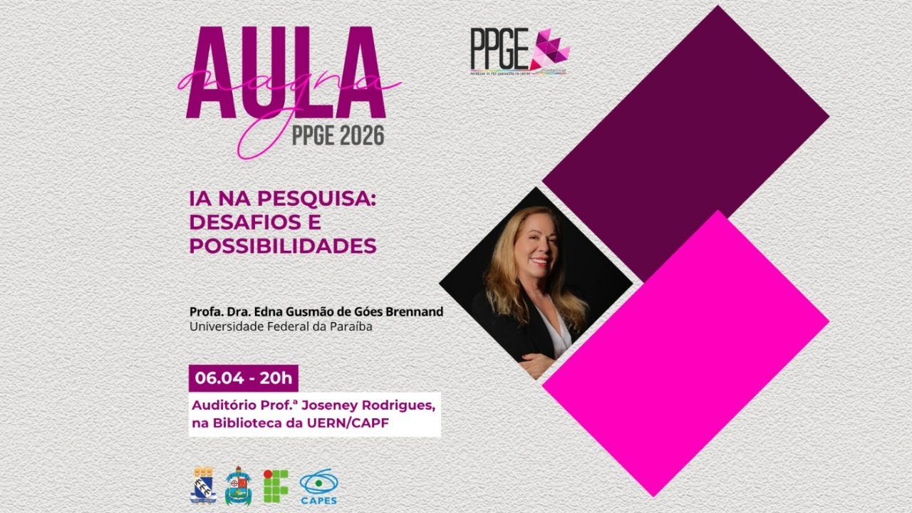 AULA MAGNA PPGE 2026: 