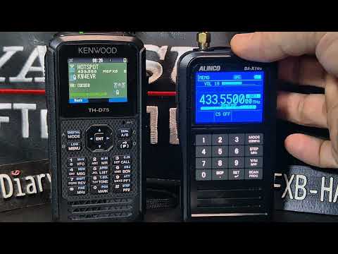 Kenwood Th-D75 & Alinco.DJ-X100