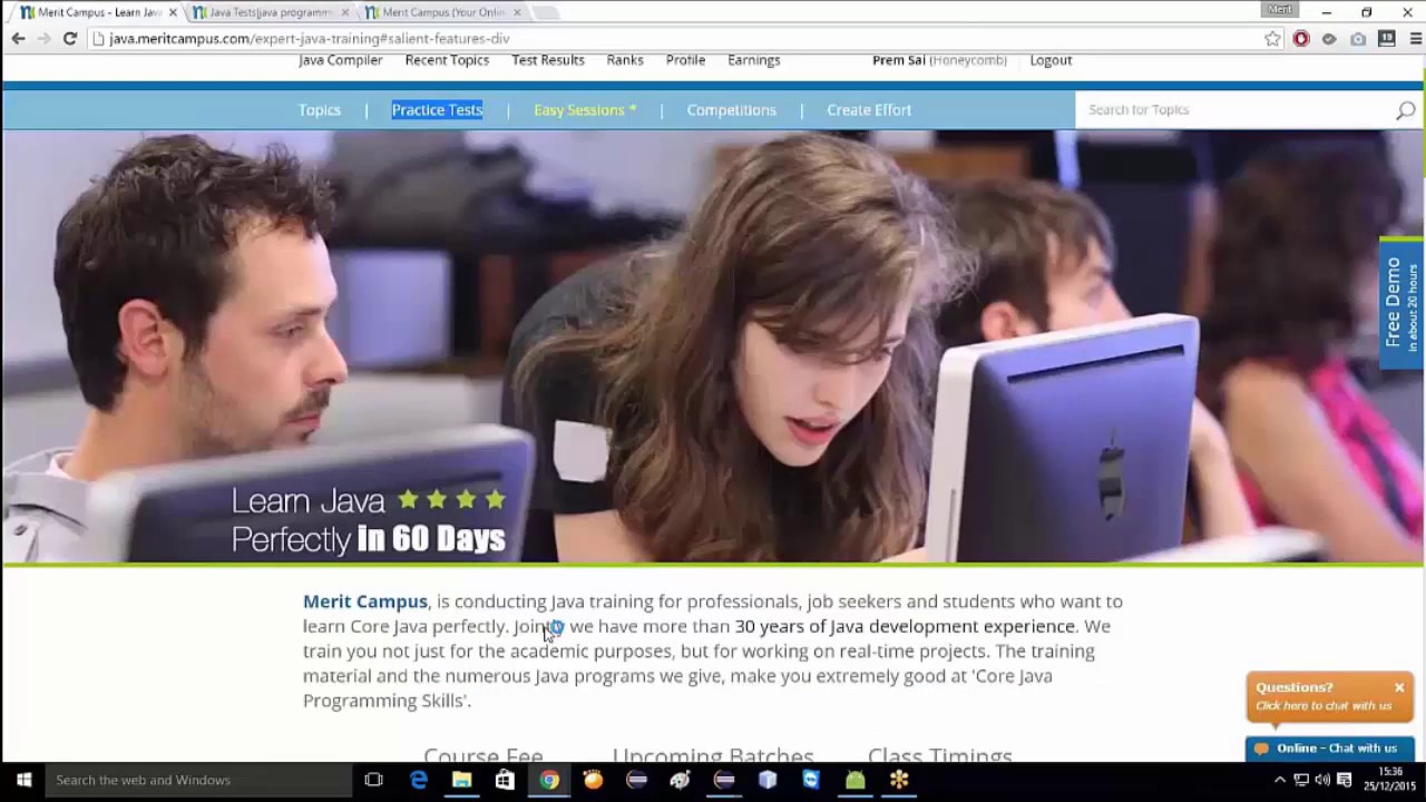Learn Java Online course (practical training) with certification: Java Tutorials