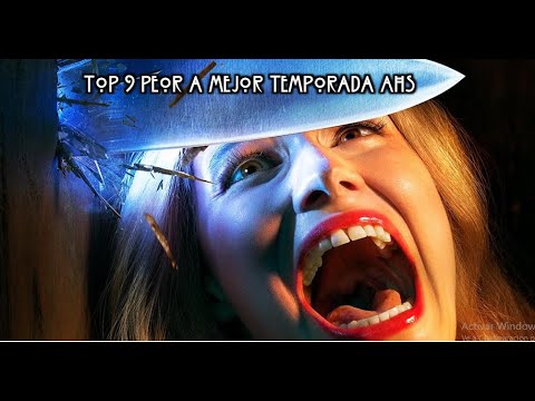 Top 9 de la peor a la mejor temporada de American horror story (opinion personal)
