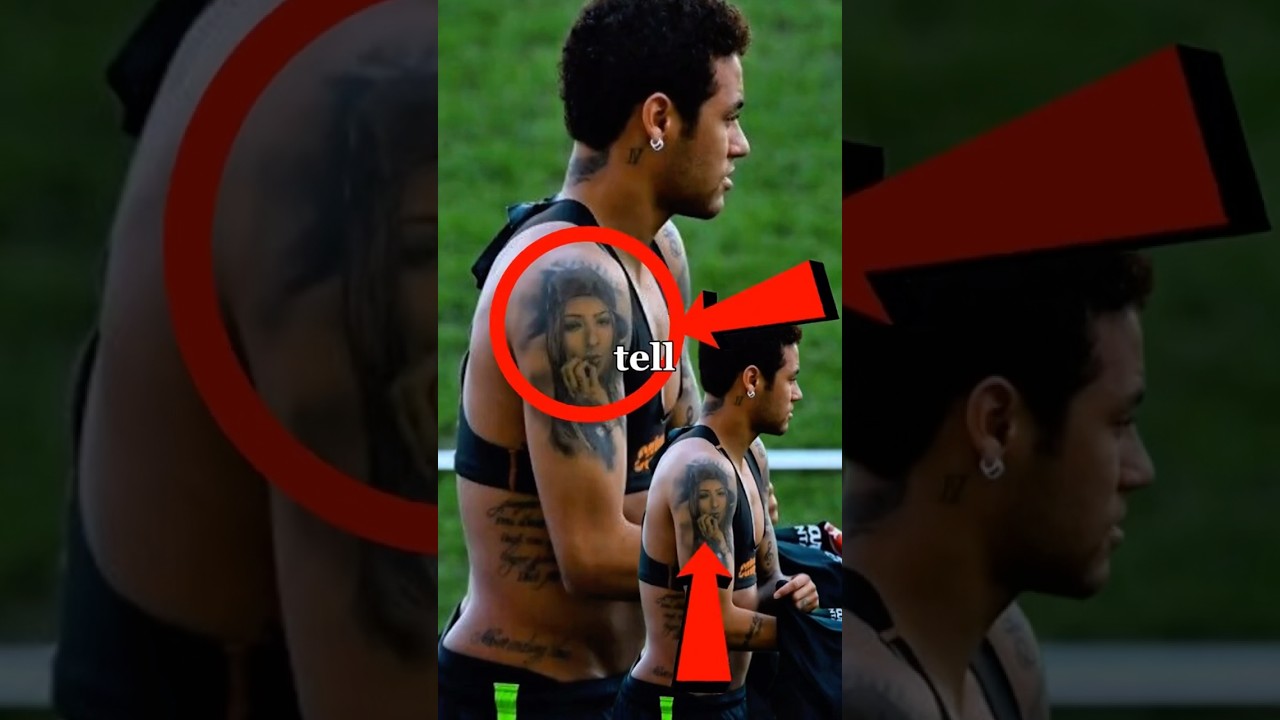 5 footballers with tattoos that hides surprising stories #football #viralreels #history #highlights