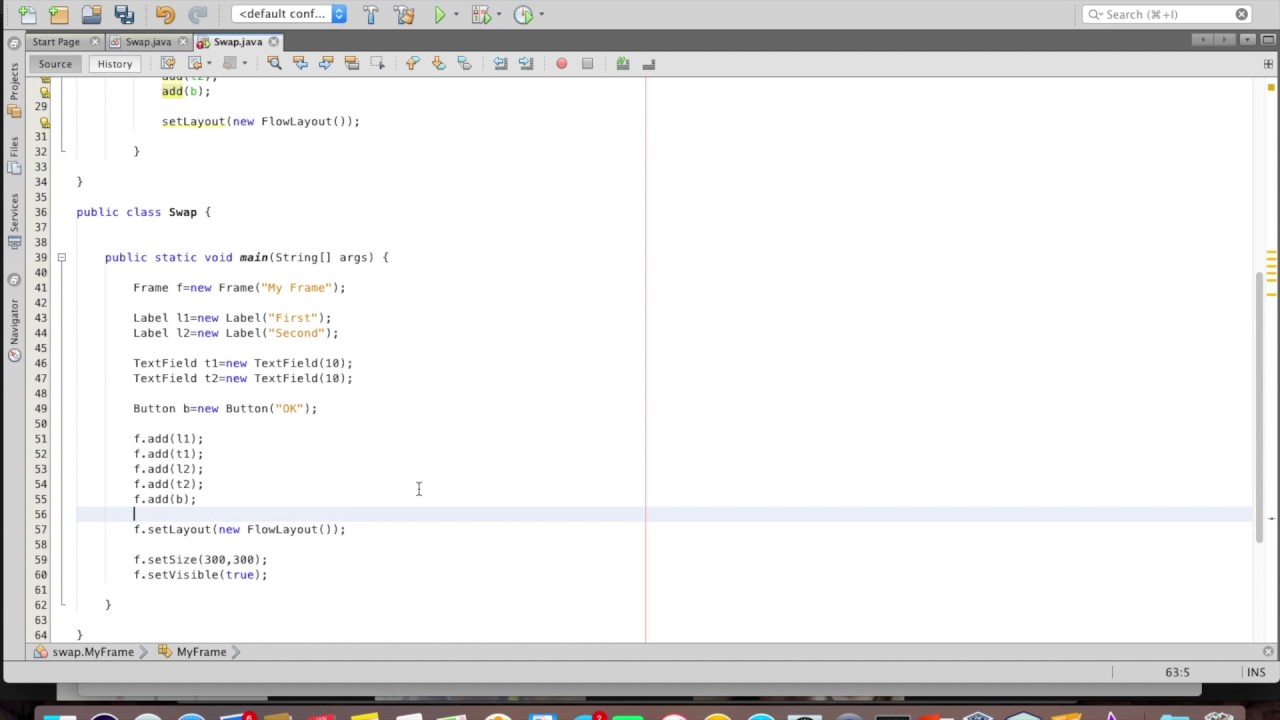 Java AWT Coding Styles #6