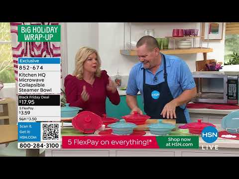 Kitchen HQ Microwave Collapsible Steamer Bowl