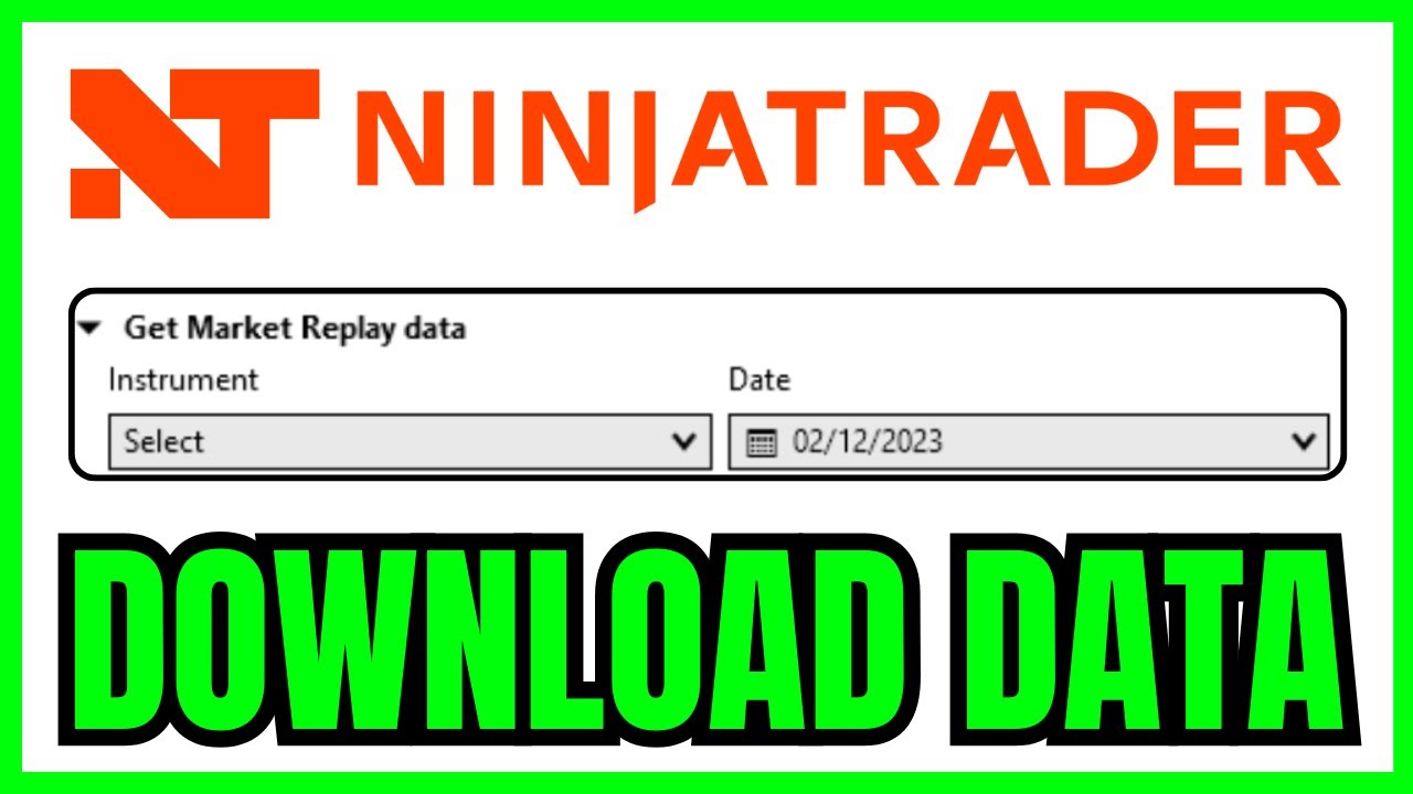 How To DOWNLOAD Market Replay Data NinjaTrader 8 (QUICK & EASY) 2026