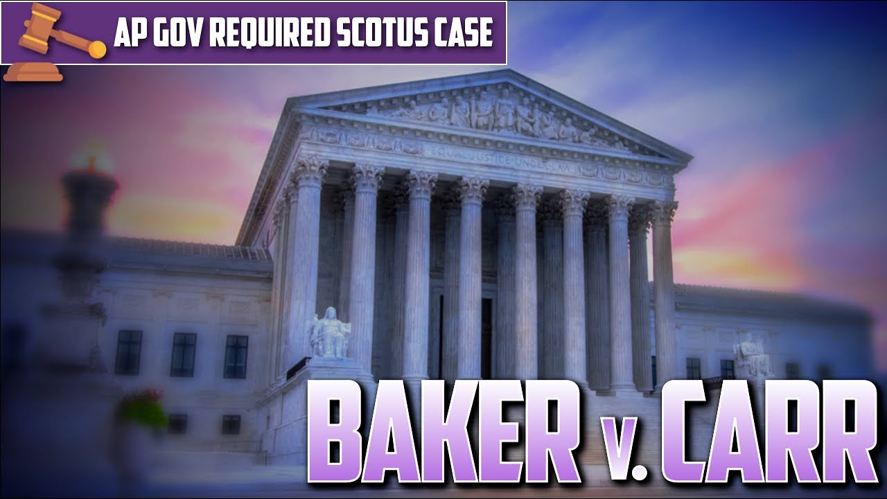 AP U.S. Gov: Baker v. Carr [Required Case] -- EVERYTHING YOU NEED TO KNOW
