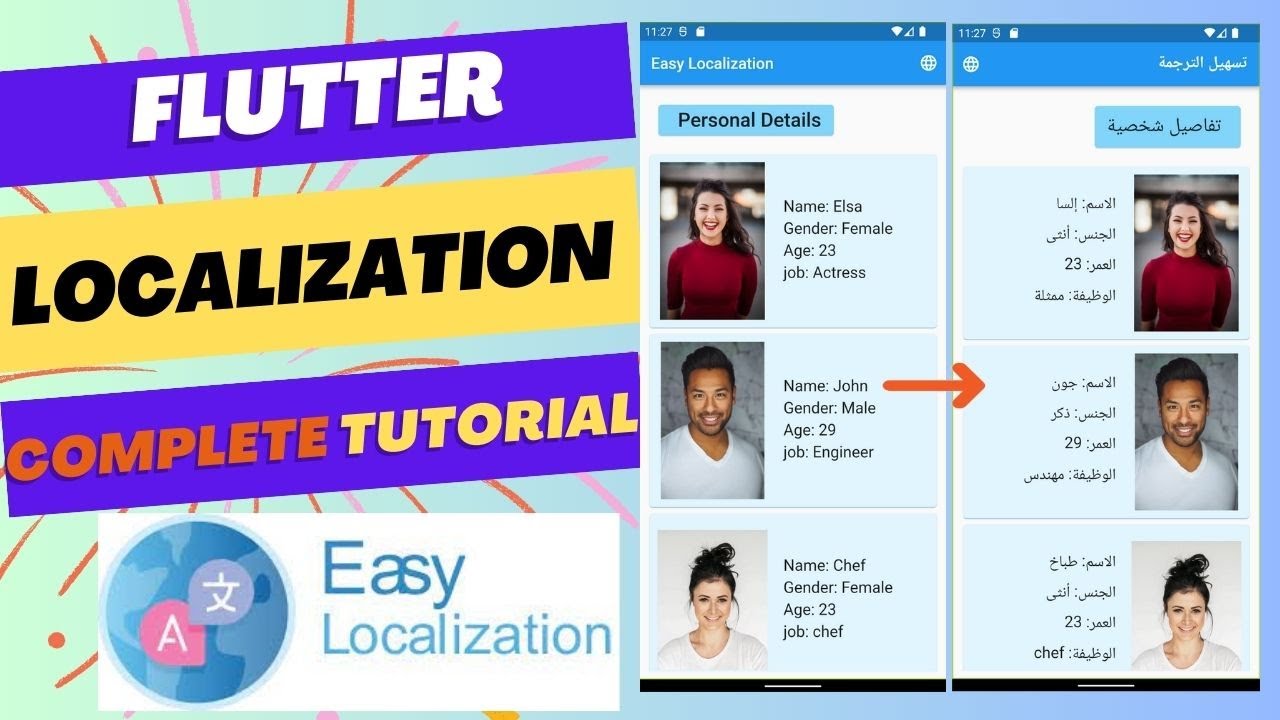 Flutter Localization with Easy Localization | Internationalization Flutter App | Complete Tutorial