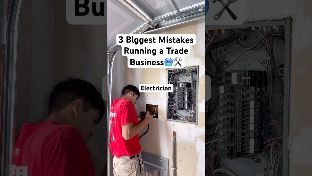 My 3 Biggest Mistakes running an Electrical Business, if you want to be a Contractor learn from this