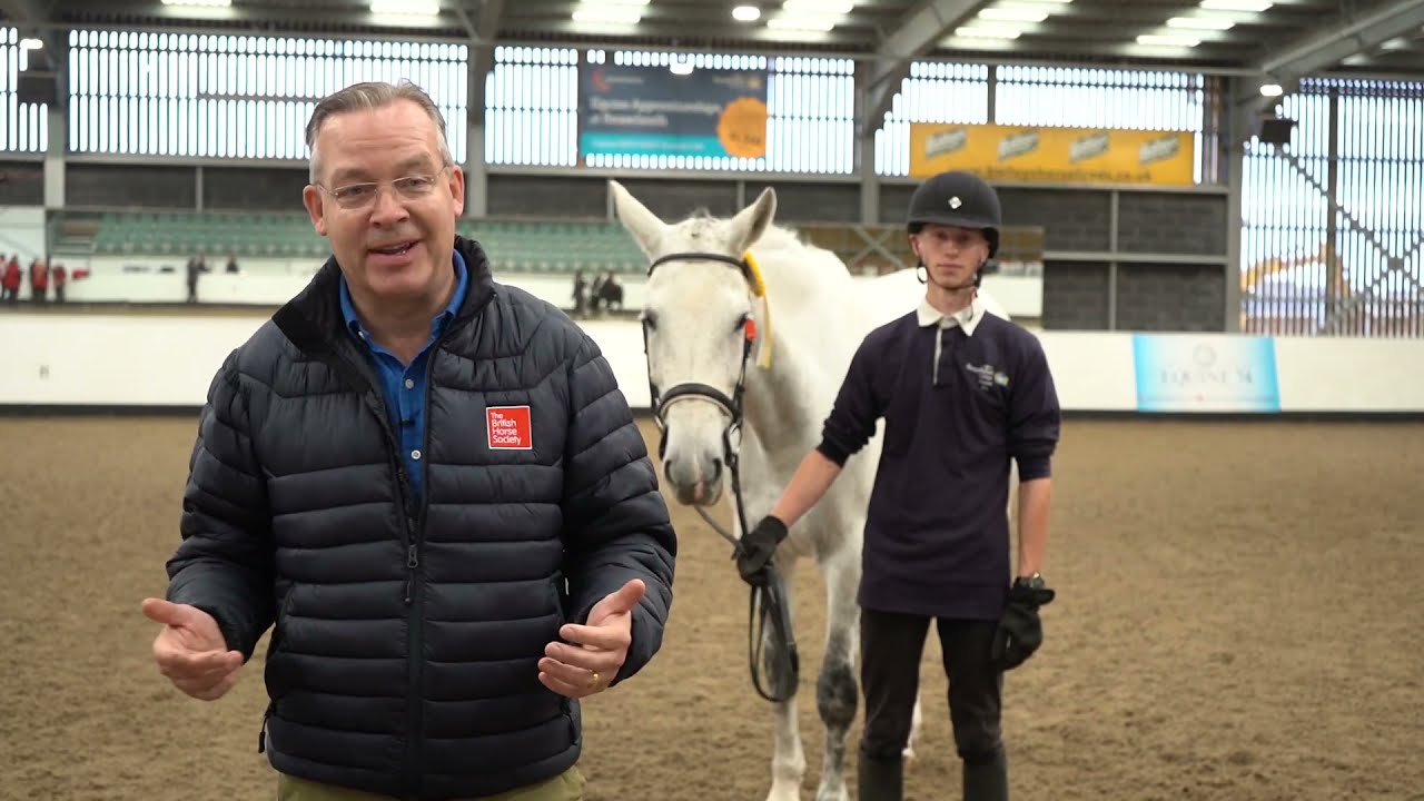 James Hick, CEO of The British Horse Society, visits Reaseheath during Equine Industry Week