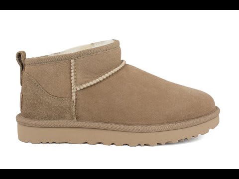 UGG Γυναικείο Μποτάκι Classic Ultra Mini W/1116109-SAN