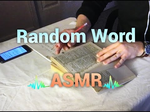 ASMR Random Word Generator