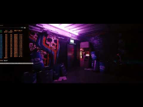 Cyberpunk 2077 | Benchmark | 5950x | RTX 4090 3Ghz | 3440x1440 (21:9) | DLSS Quality | VSync ON