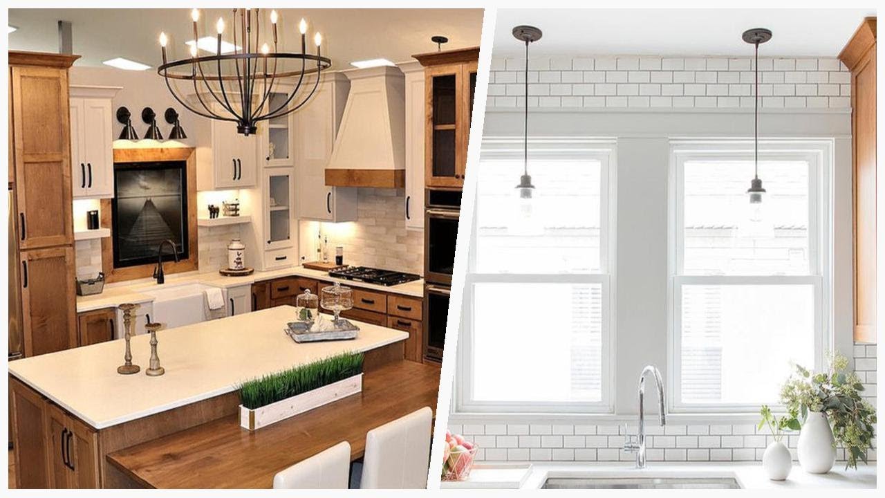 75 Kitchen With Medium Tone Wood Cabinets And Subway Tile Backsplash Design Ideas You'll Love 🟡
