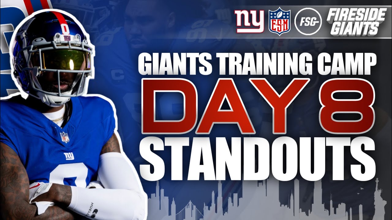 New York Giants: Day 8 training camp standouts | Neal goes down