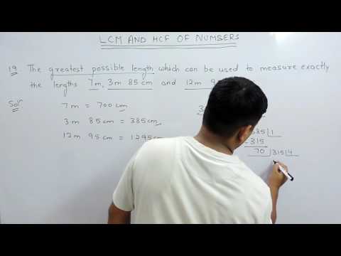Question No. 19 HCF and LCM of Numbers - Mathematics for C.D.S. by RS Aggarwal Solutions