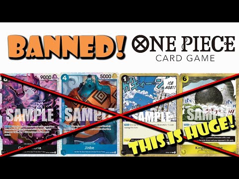 HUGE One Piece TCG Banlist Update! This Changes EVERYTHING! (One Piece TCG News)