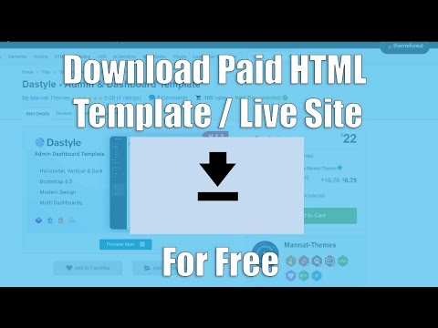 How to download source code of website | Download paid html template for free | Learn in 3 mins