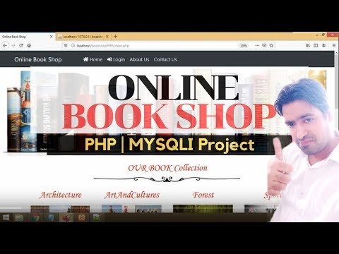 Learn Online Book Shop PHP MYSQLI Project | PHP Project - Mind Luster
