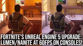 Fortnite's Unreal Engine 5 Upgrade Reviewed - Lumen/Nanite at 60FPS - PS5 vs Xbox Series X/S ...