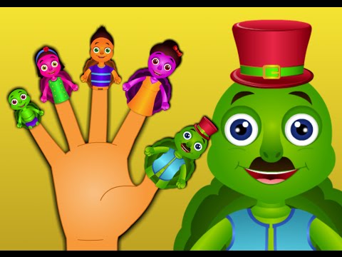 Turtle Finger Family – Finger Family Rhymes For Children – JamJammies ...